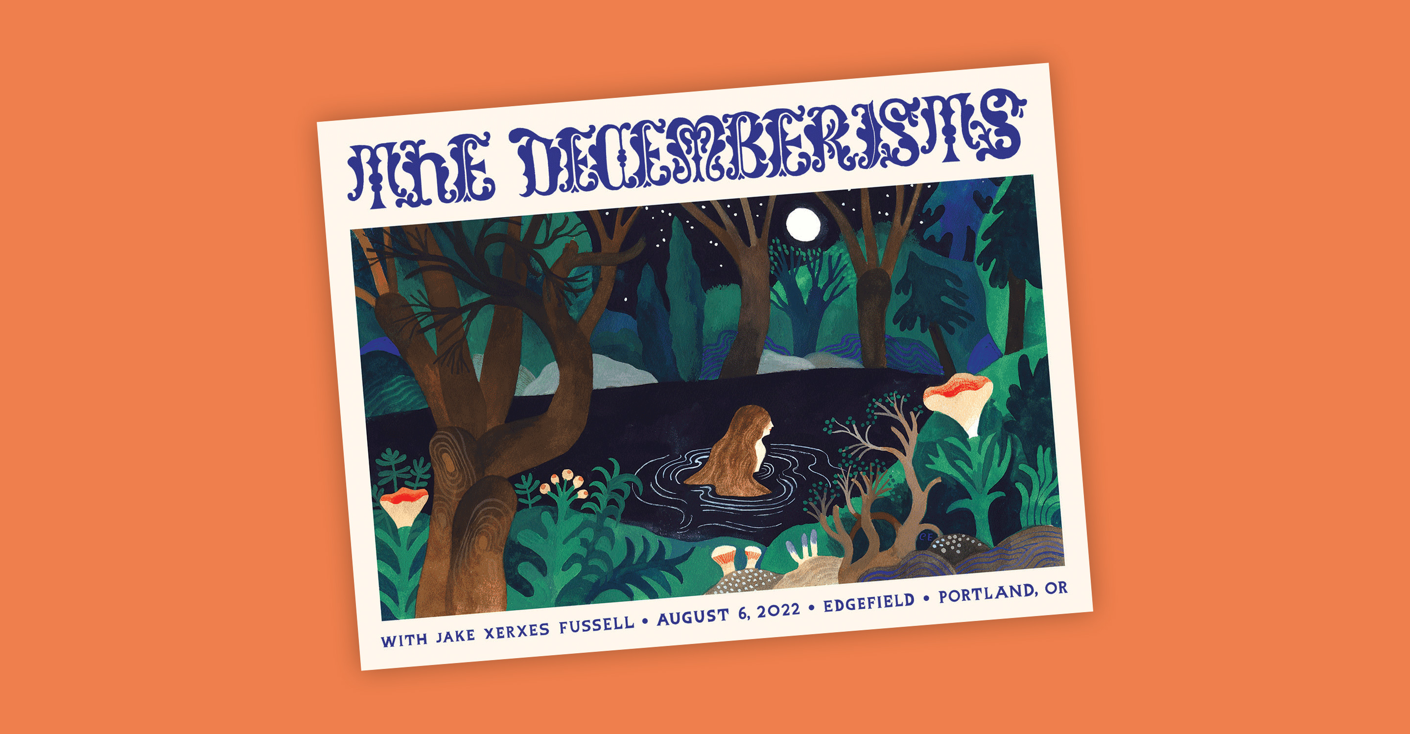 Carson Ellis - The Decemberists At Edgefield at buyolympia.com