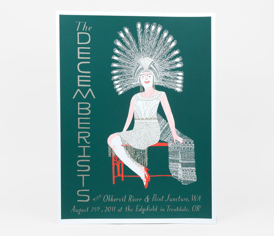 Carson Ellis - The Decemberists at Edgefield (Green) at buyolympia.com