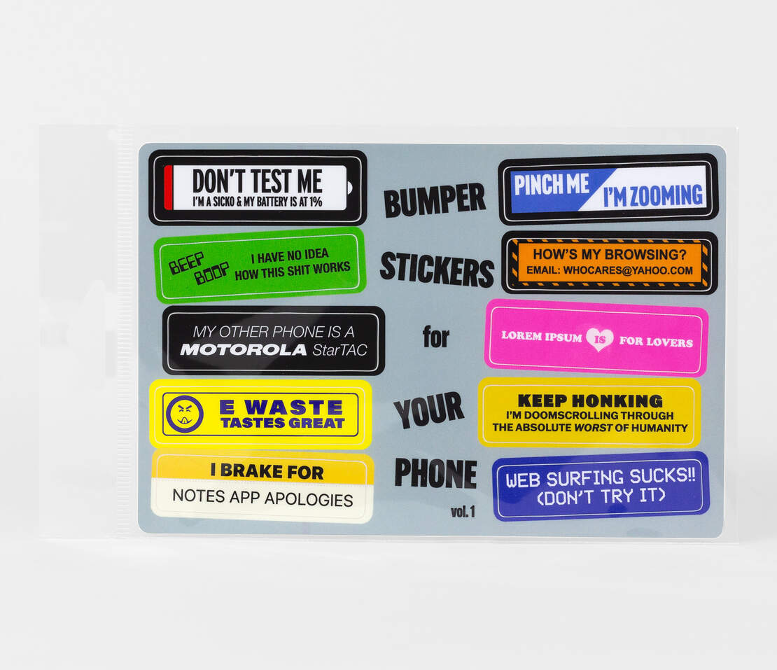 Claire L. Evans - Bumper Stickers for Your Phone Vol. 1 at buyolympia.com