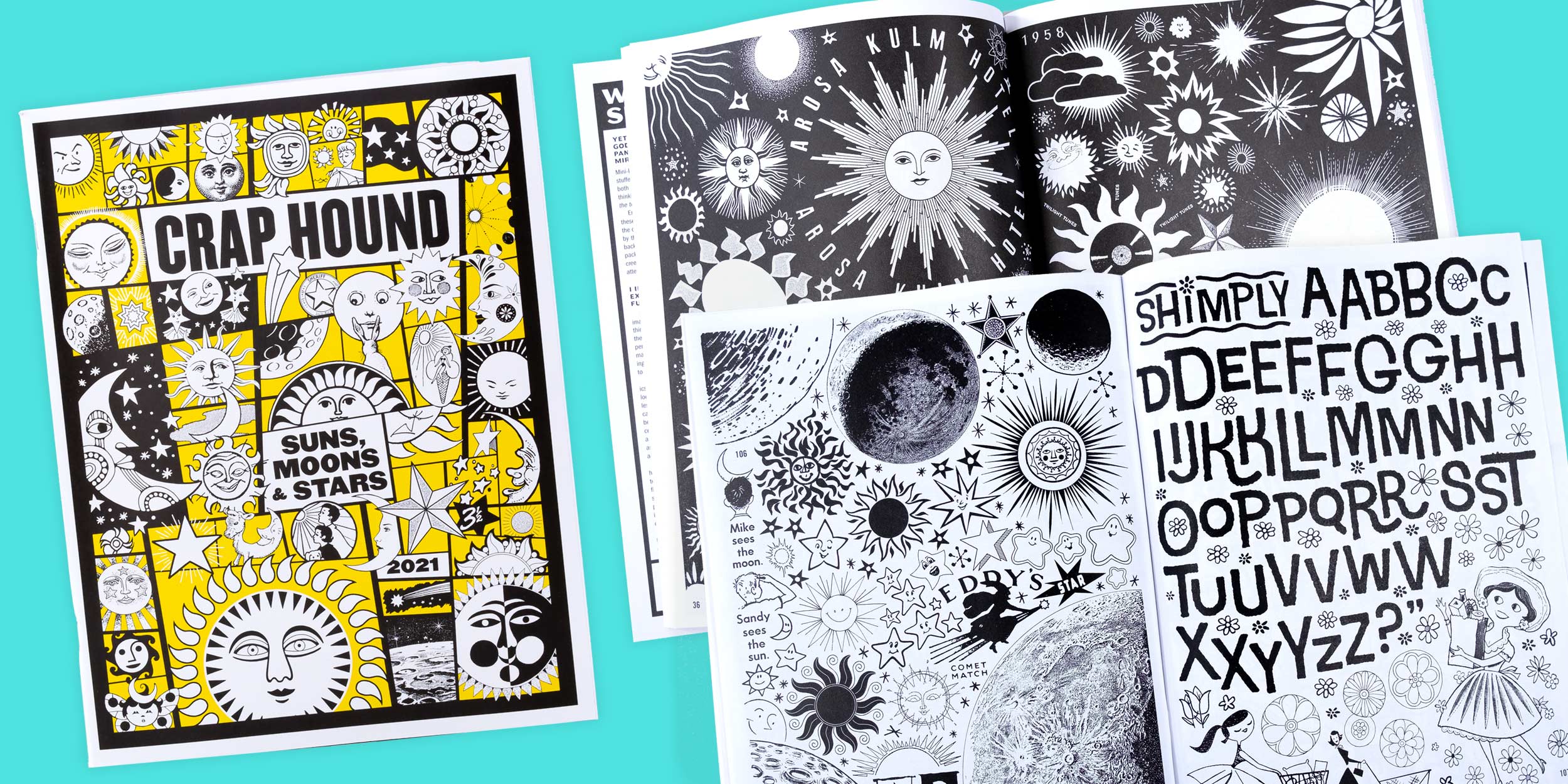 Sean Tejaratchi - Crap Hound - Suns, Moons & Stars at buyolympia.com