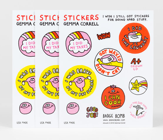 Gemma Correll - I Wish I Still Got Stickers for Doing Hard Stuff at ...
