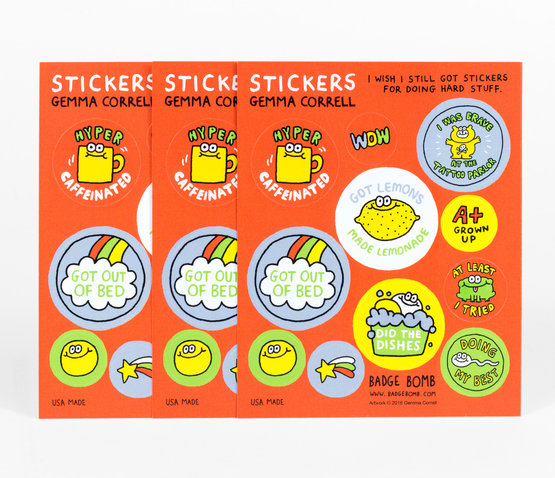 Gemma Correll - I Wish I Still Got Stickers for Doing Hard Stuff Vol 2 ...