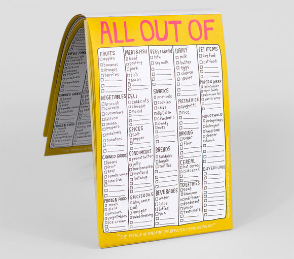 Knock Knock - Hand-Lettered We're All Out Of... at buyolympia.com