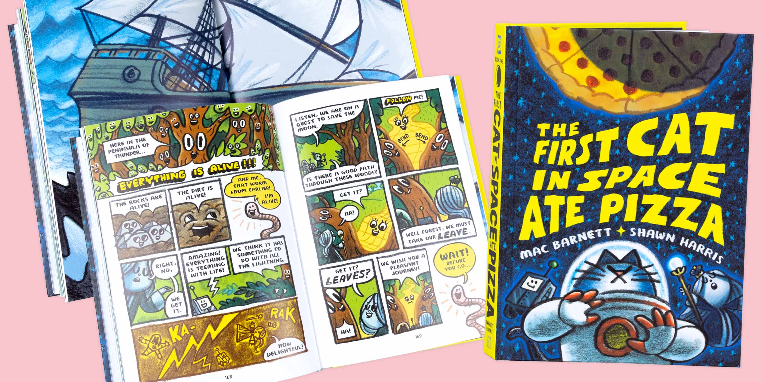 Mac Barnett & Shawn Harris - The First Cat in Space Ate Pizza at ...