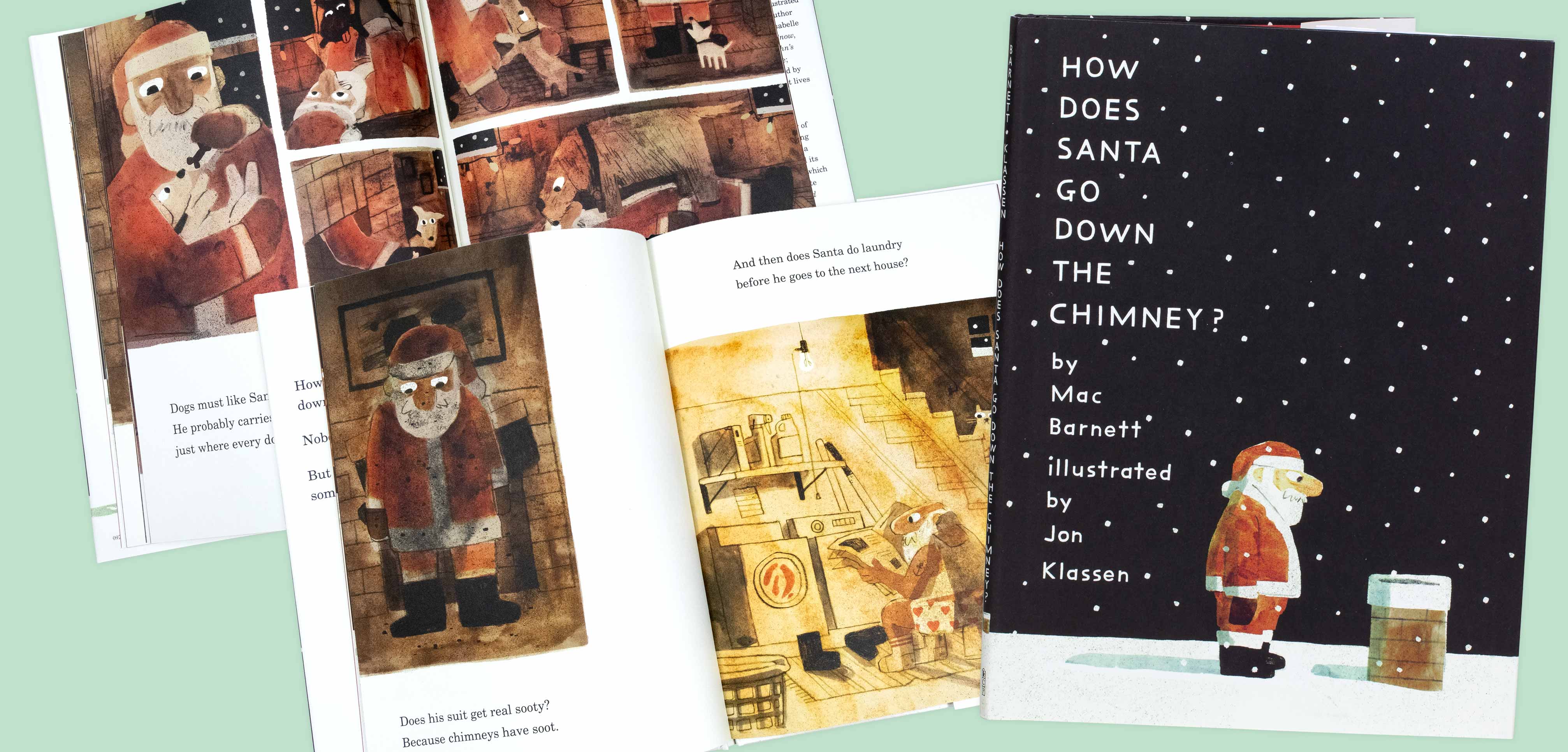 Mac Barnett - How Does Santa Go Down the Chimney? at buyolympia.com