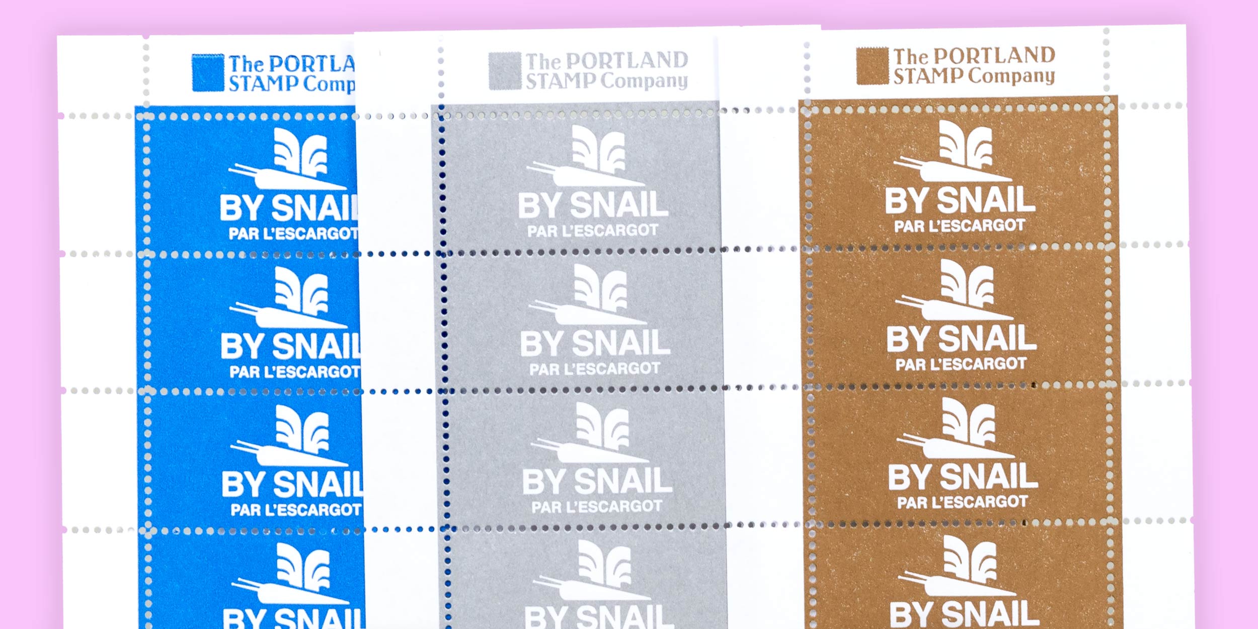 The Portland Stamp Company - By Snail (3-pack) at buyolympia.com
