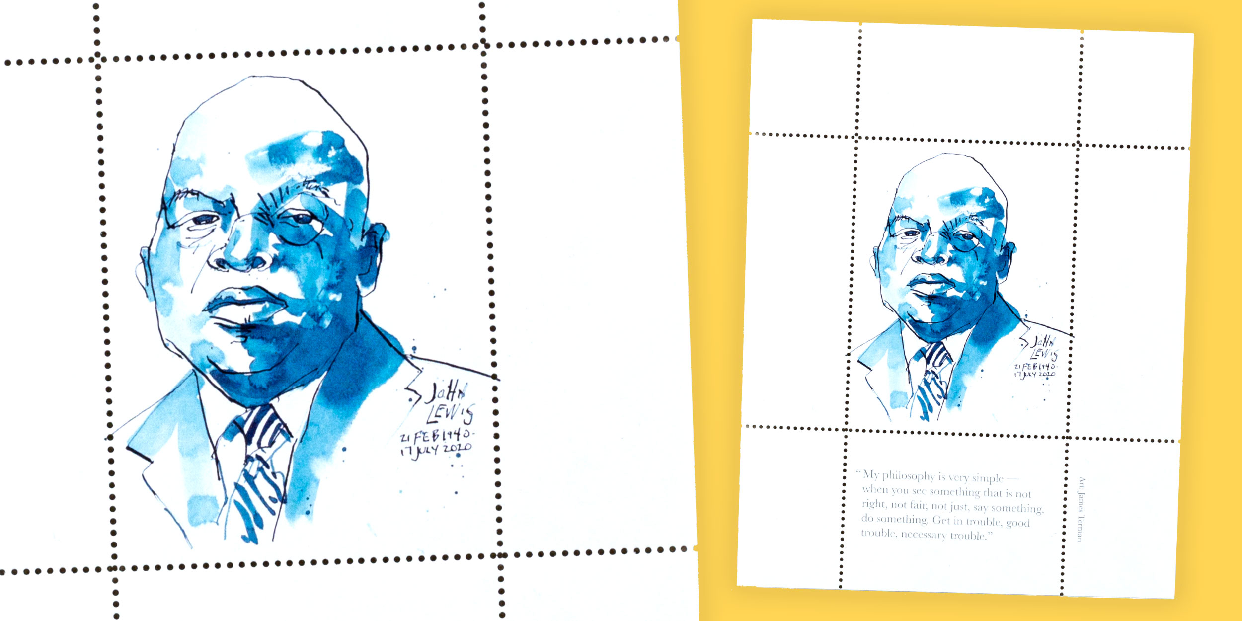 The Portland Stamp Company - Good Trouble at buyolympia.com