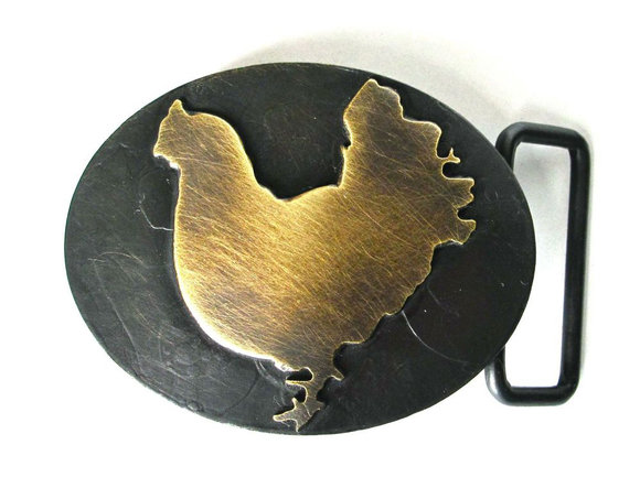 Steel Toe Studios - Chicken Belt Buckle at buyolympia.com